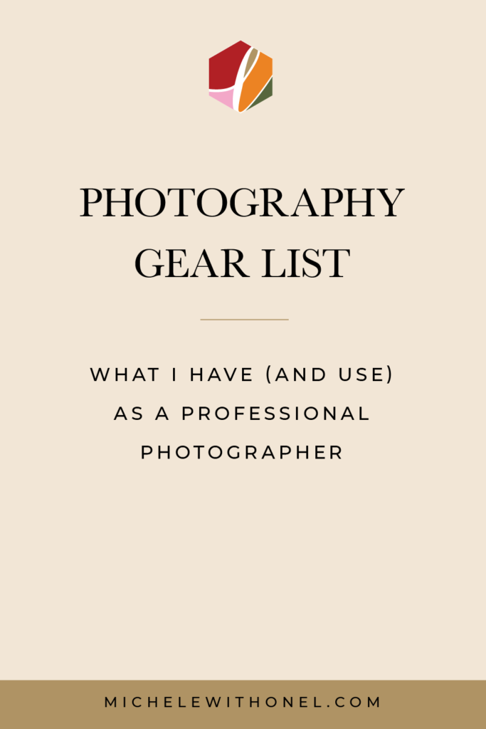 Professional Photography Equipment List: 5 Tools I Use In My Studio